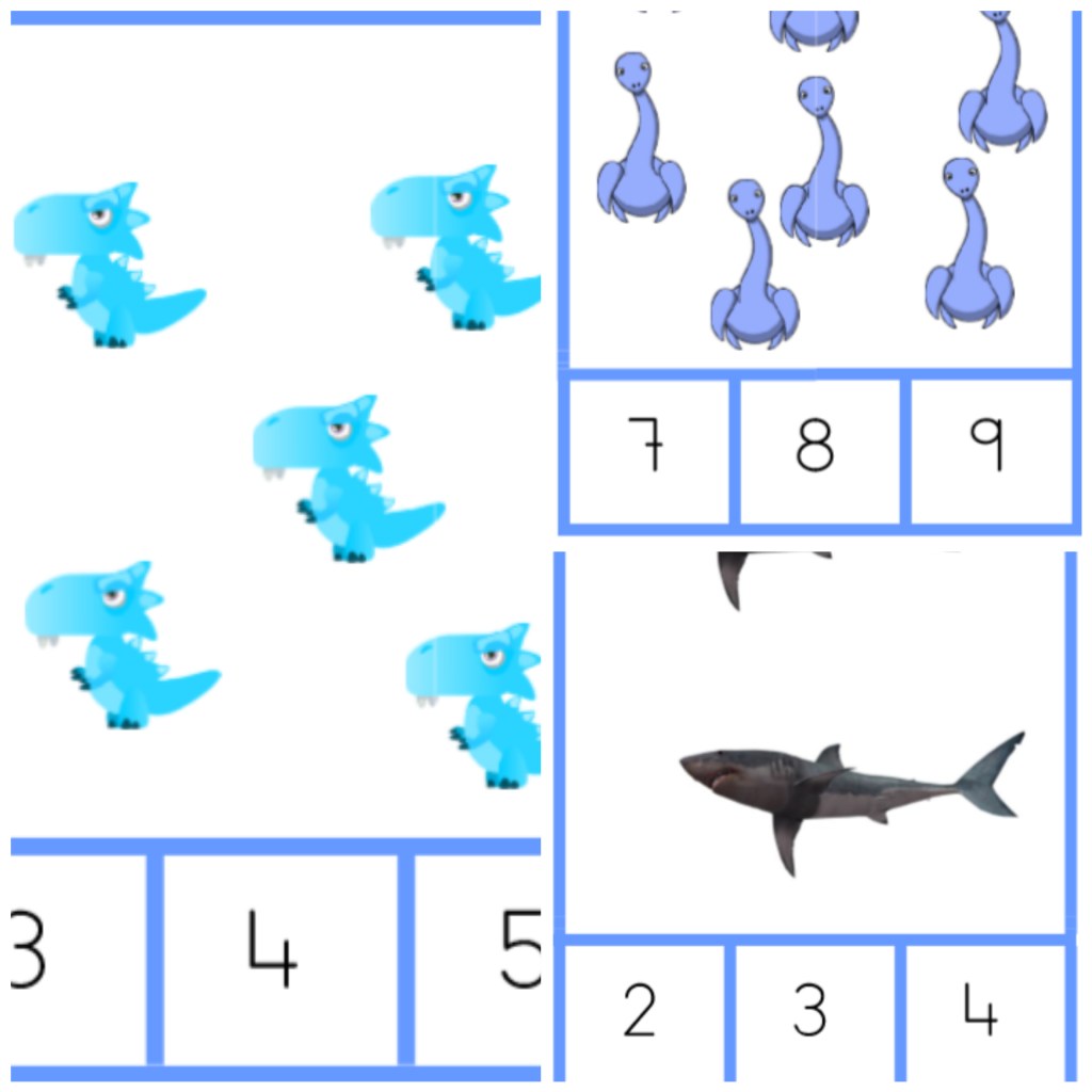 Tarjetas para el conteo del 0 al 10 – MiMontessori