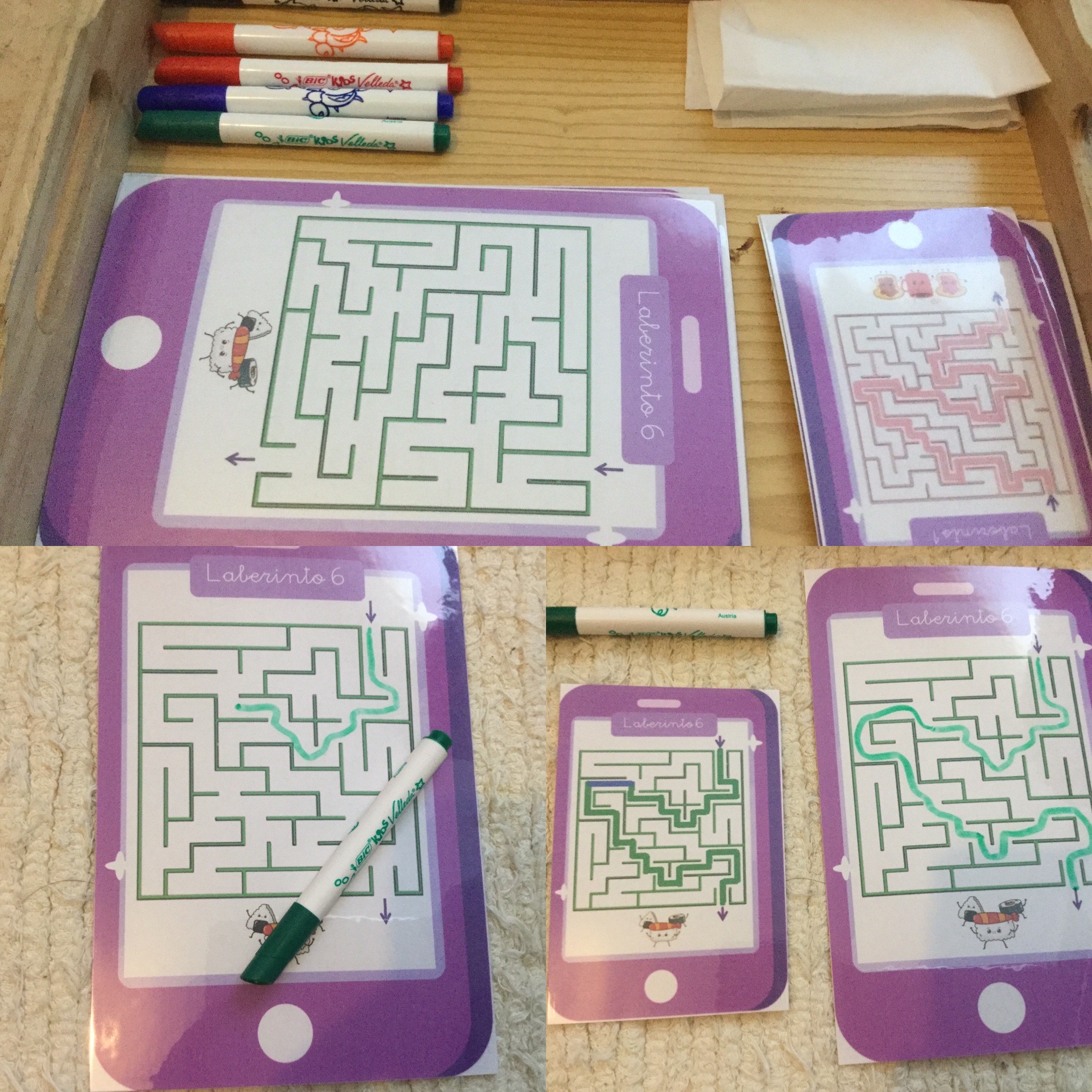 Laberintos Nivel medio – MiMontessori